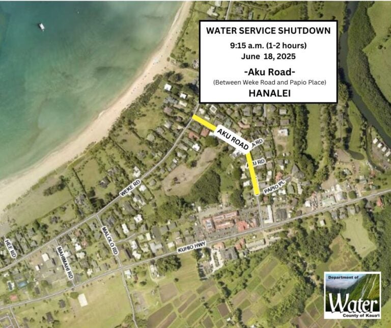 HANALEI – Aku Road – Kauaʻi Department of Water
